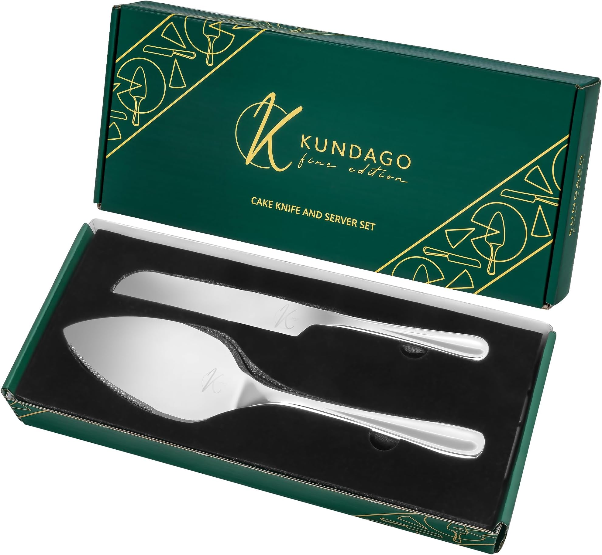 Amazon.com | SANEXC Cake Cutting Set for Wedding - Extended Cake Knife ...