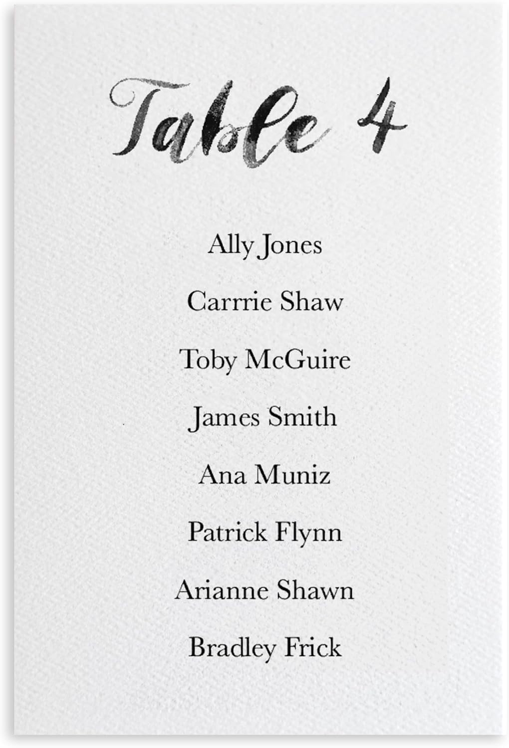 Amazon.com: Custom Seating Chart for Wedding Reception Display, Printed ...