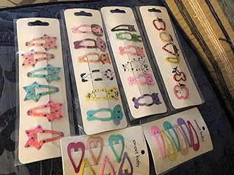 Hair Clips, Lictin 36 Pcs Cute Hair Clips Girl, Mini Metal Snap Hair ...