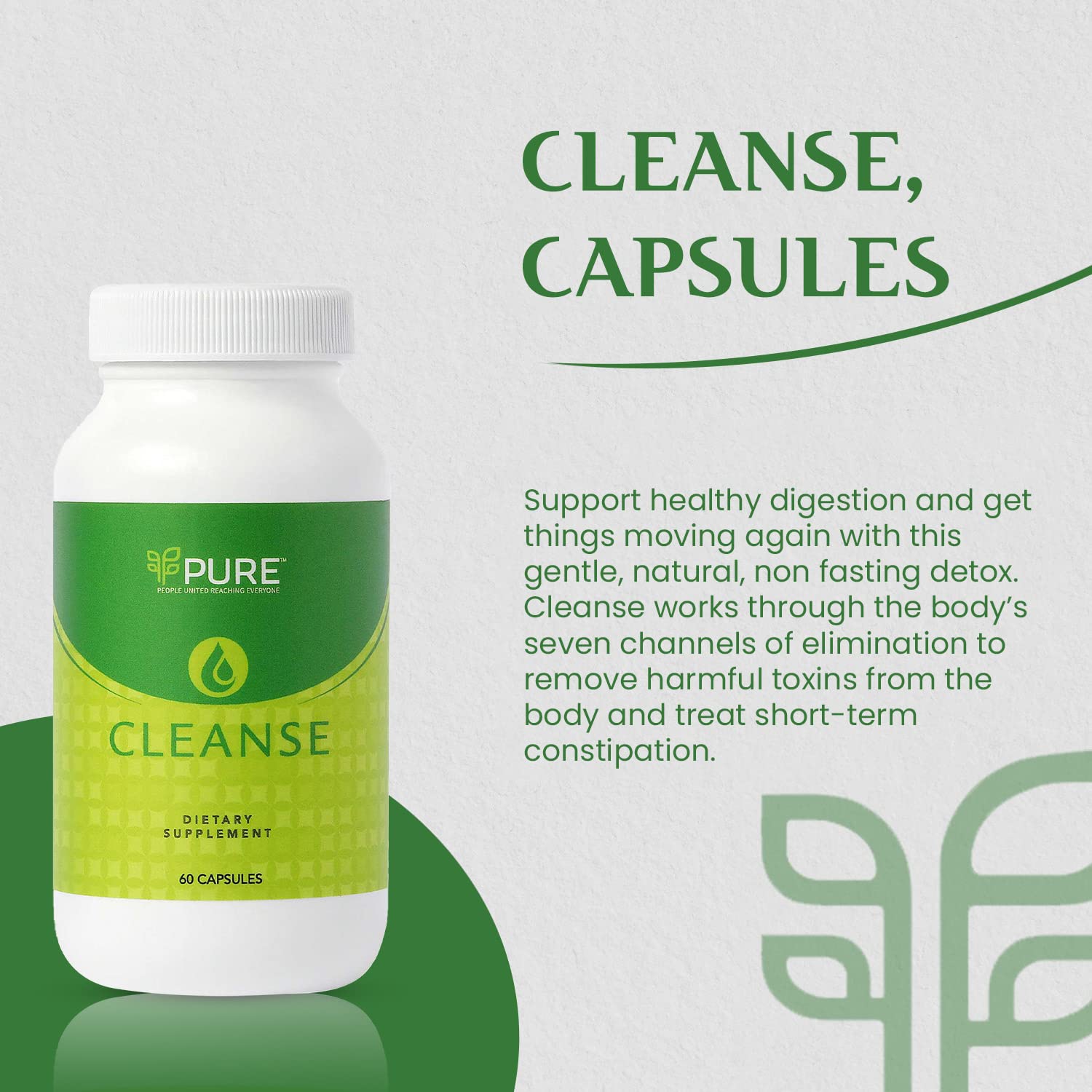 Snapklik.com : PURE Live Cleanse Vegan Formula For Better Digestion ...
