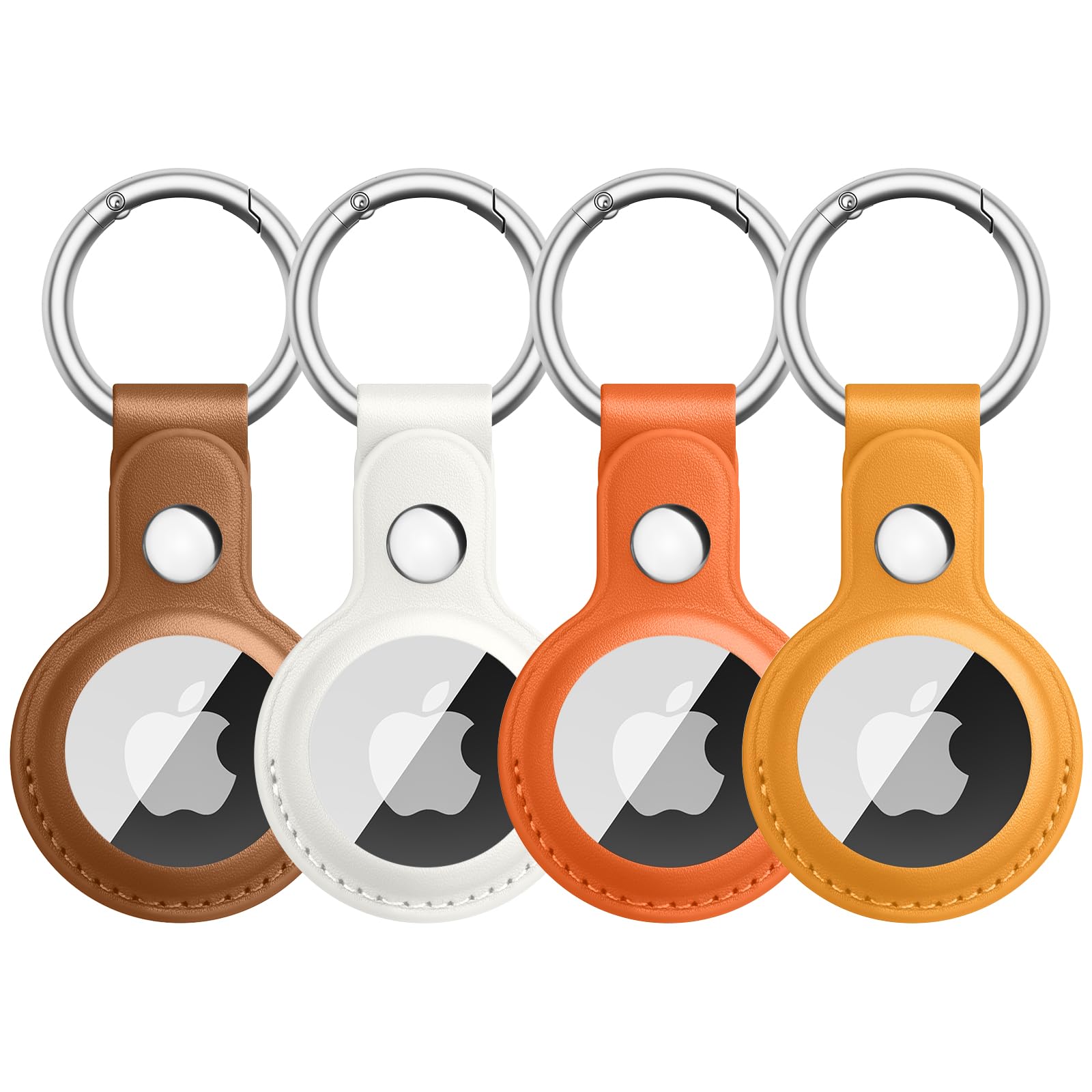 Amazon.com: Meliya 4 Pack Air Tag Keychain for Apple Airtags Holder ...