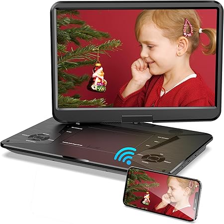Amazon.com: Trexonic 12.5 Inch Portable TV+DVD Player with Color TFT ...