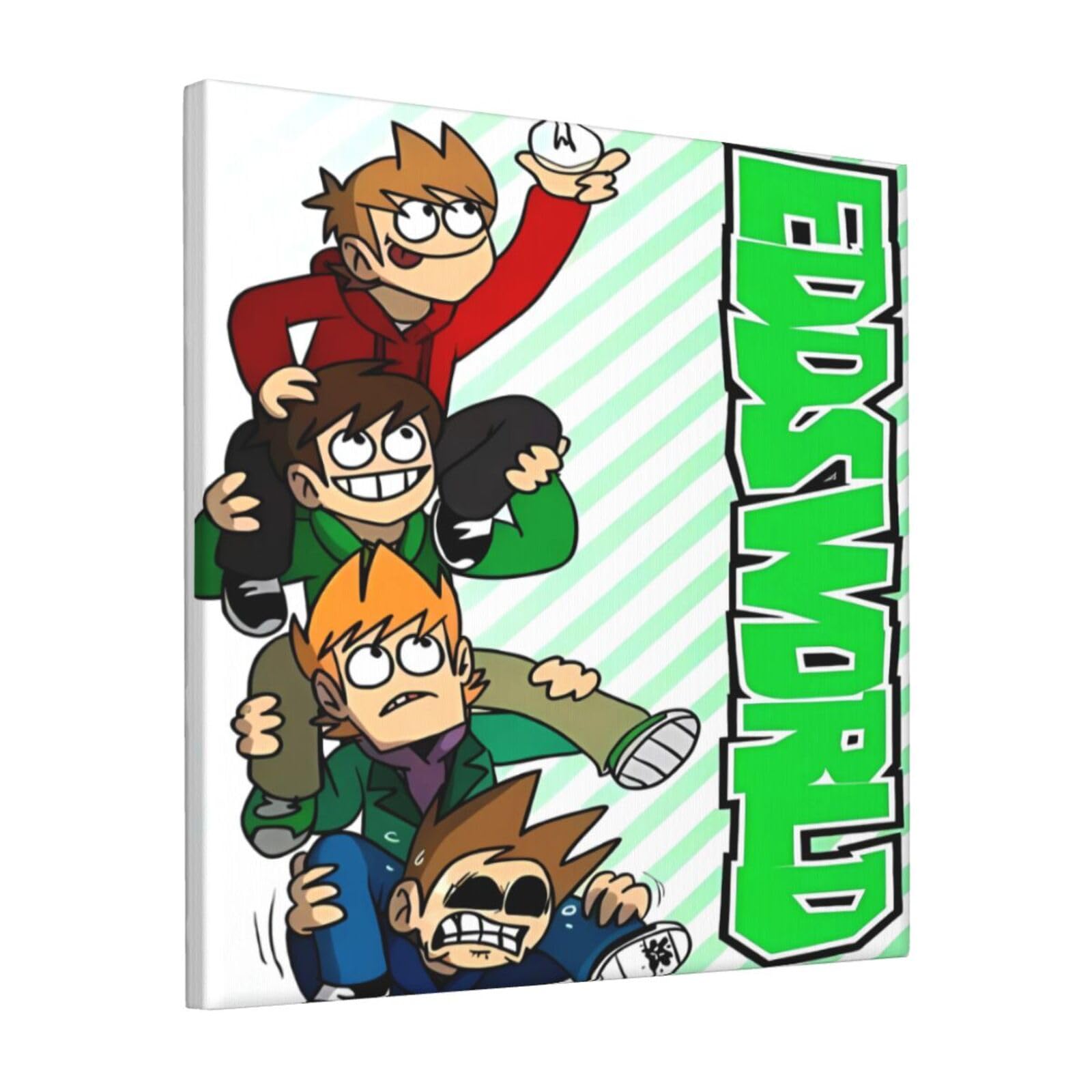 Amazon.com: GLGFAS Eddsworld Wall Art Canvas Painting Poster Decorations For Bedroom Living Room ...