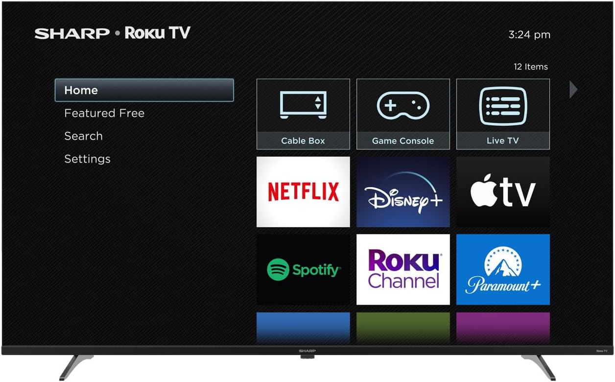 Amazon.com: SHARP Roku TV 50" Class (49.51" Diag.) 4K Ultra HD with ...