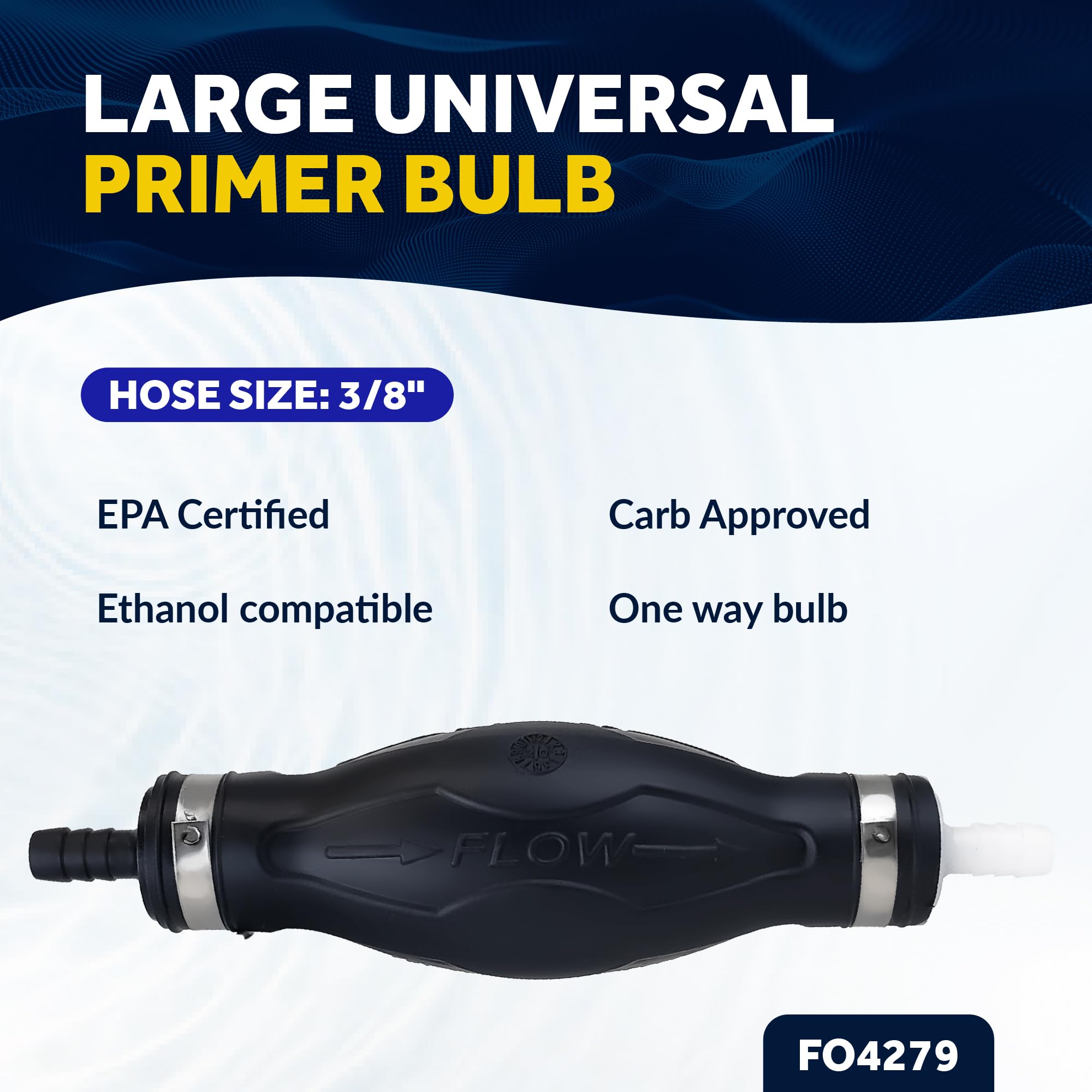 Boat Primer Bulb Specs 6mm/8mm/10mm/12mm Hand Fuel Pump Line Rubber