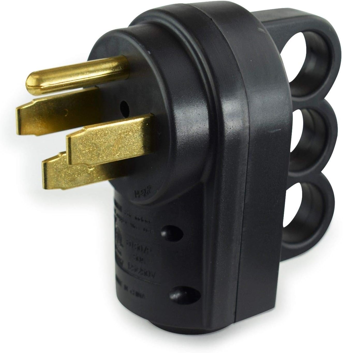 50 AMP RV Receptacle Plug Male End 14-50P Replacement Electrical ...