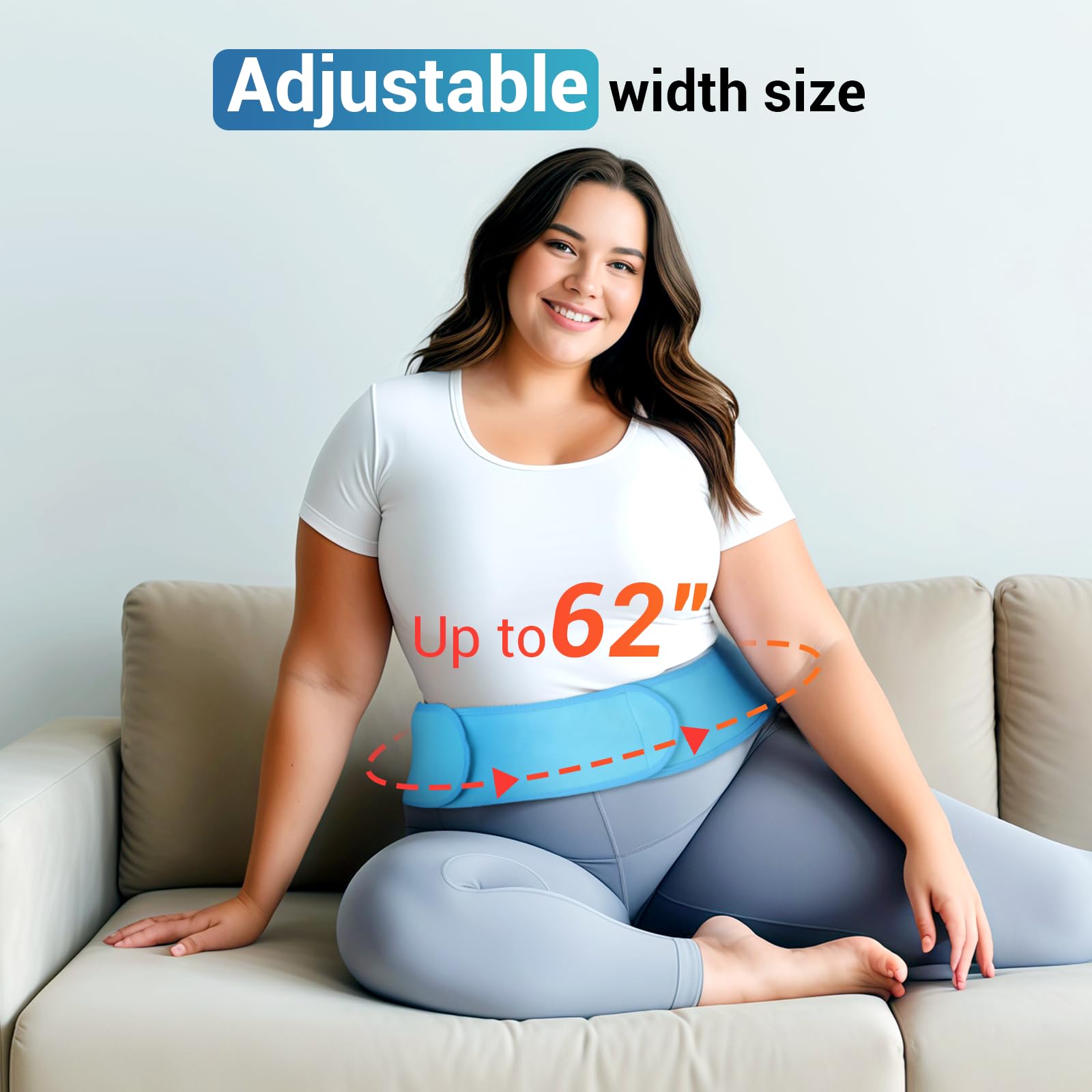 Snapklik.com : Wearable Back Ice Pack For Lower Back Pain, Ice Bag For ...