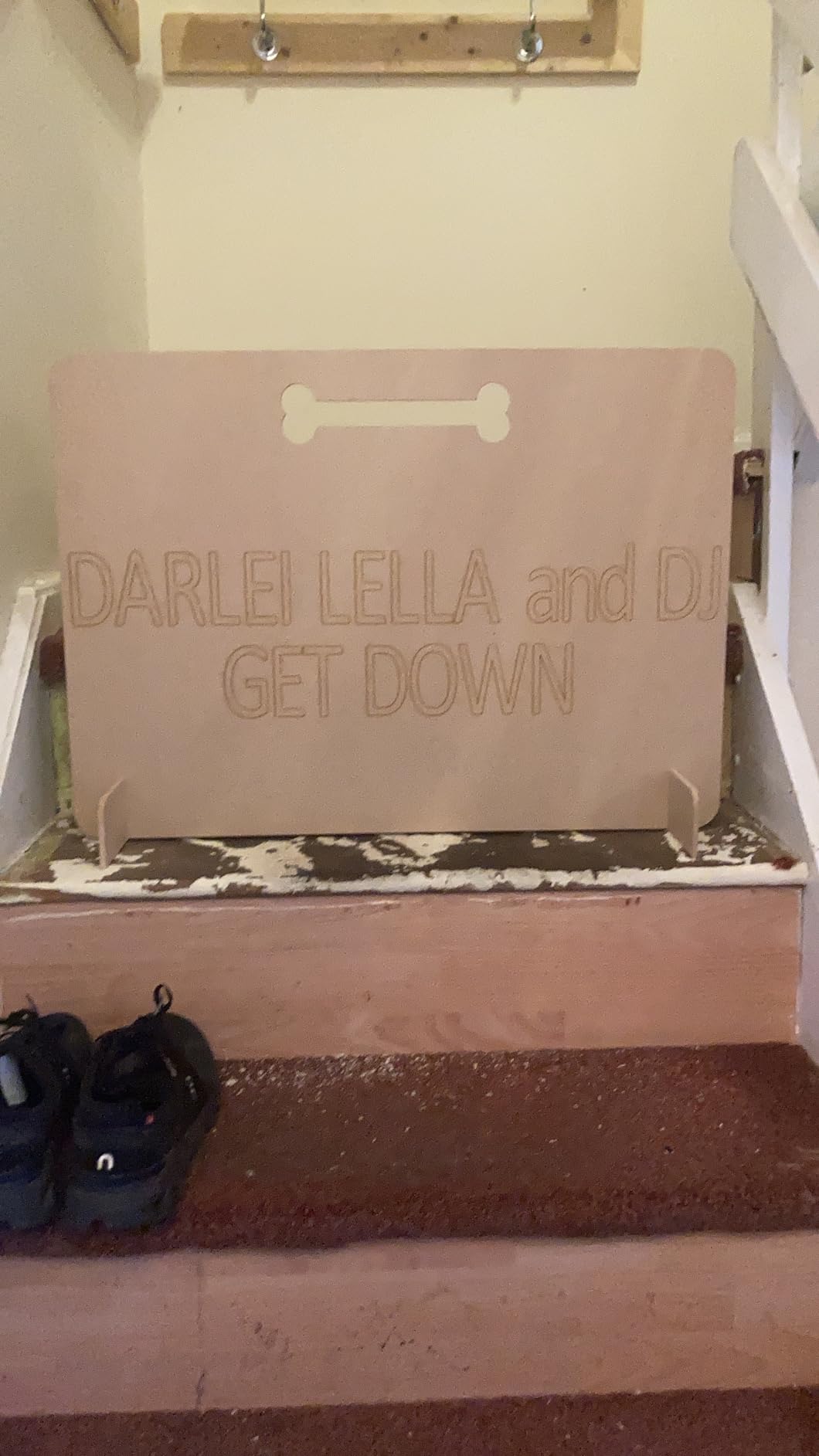 FREE PERSONALISATION ! puppy stopper / dog blocker / dog gate / dog ...