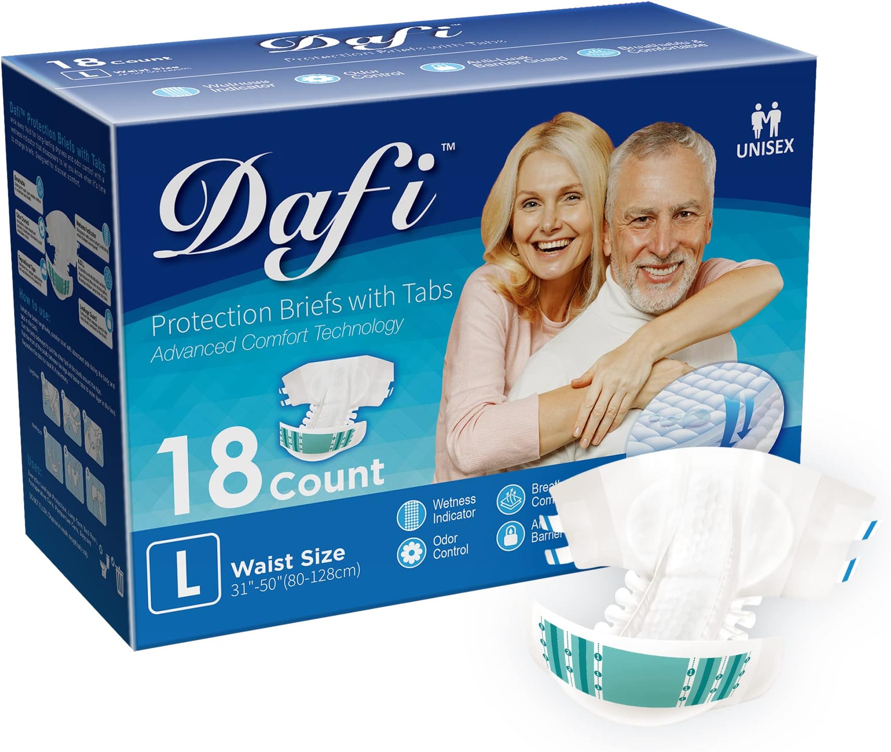 Amazon.com: Made For Living, Size L (42-50"), Incontinence Underwear ...