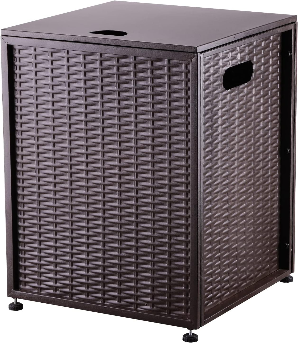 Amazon.com : Propane Tank Hideaway Table for Gas Fire Pits - 20 lbs ...