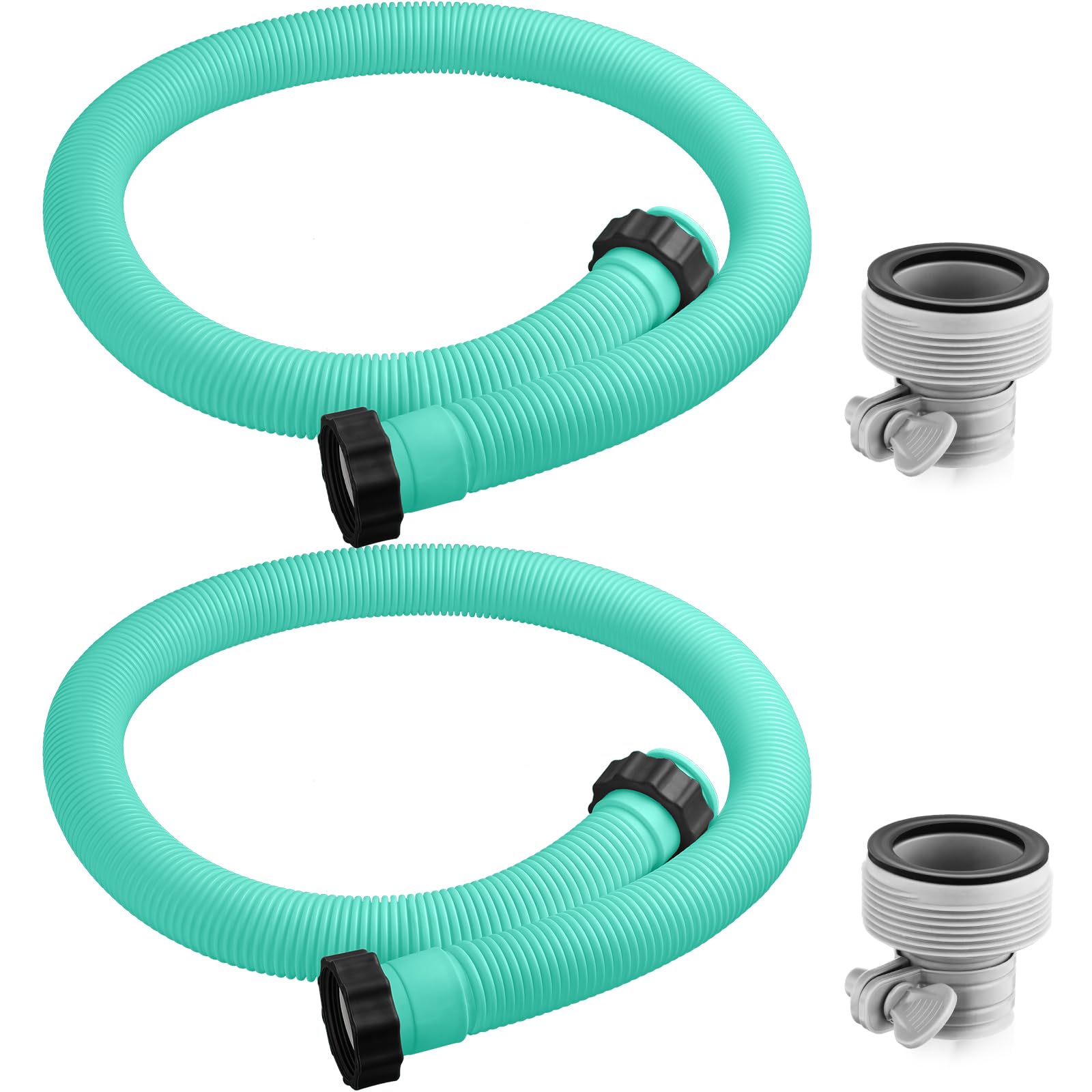 Amazon.com : Jadive 2 Pcs 1.5" x 59" Pool Hoses for Above Ground Pools ...