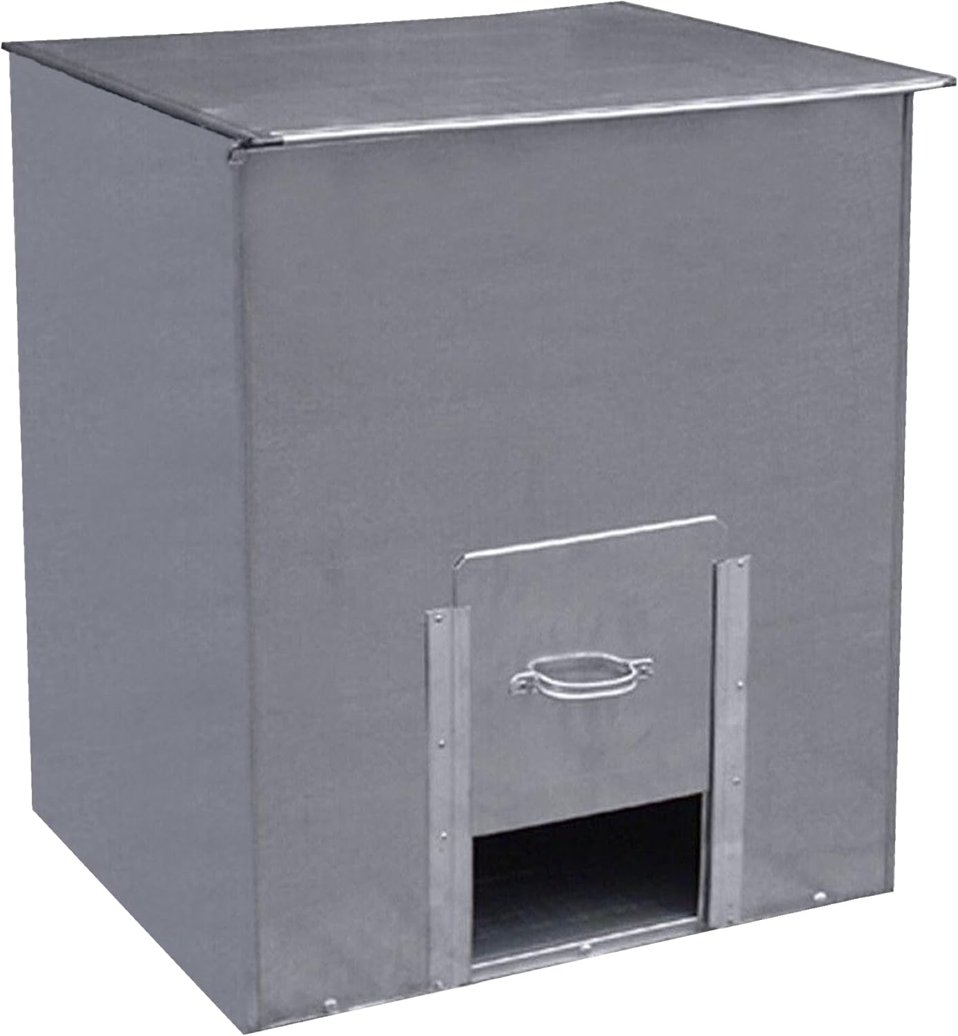 KetoPlastics Coal Bunker Storage Galvanised Steel Bunker for Solid Fuels, Wood Kindling, Coal ...