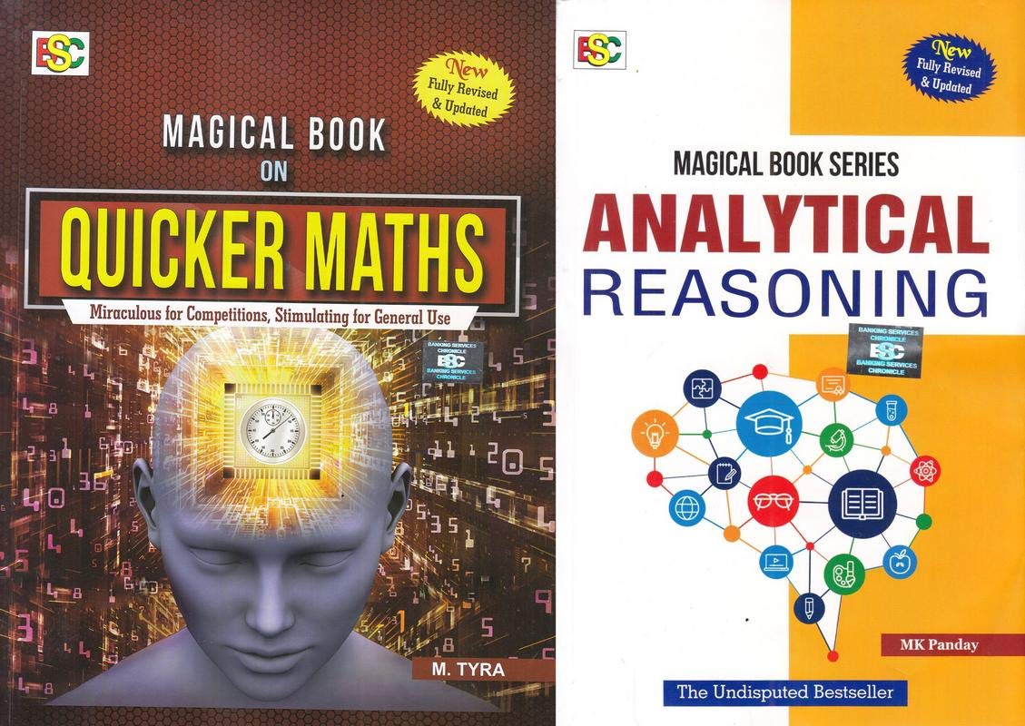 COMBO PACK OF Magical Books On Quicker Maths AND Analytical Reasoning ...