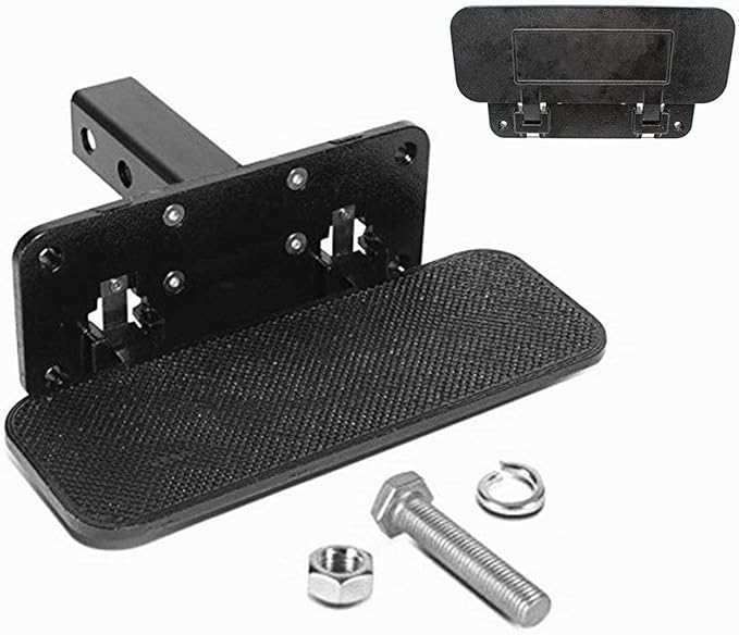 Amazon.com: Rhino Storm Receiver Hitch Step Heavy Duty Trailer Fold-up ...