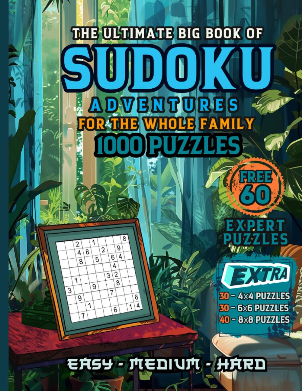 The Ultimate Big Book of Sudoku Adventures for the Whole Family: 1000 ...