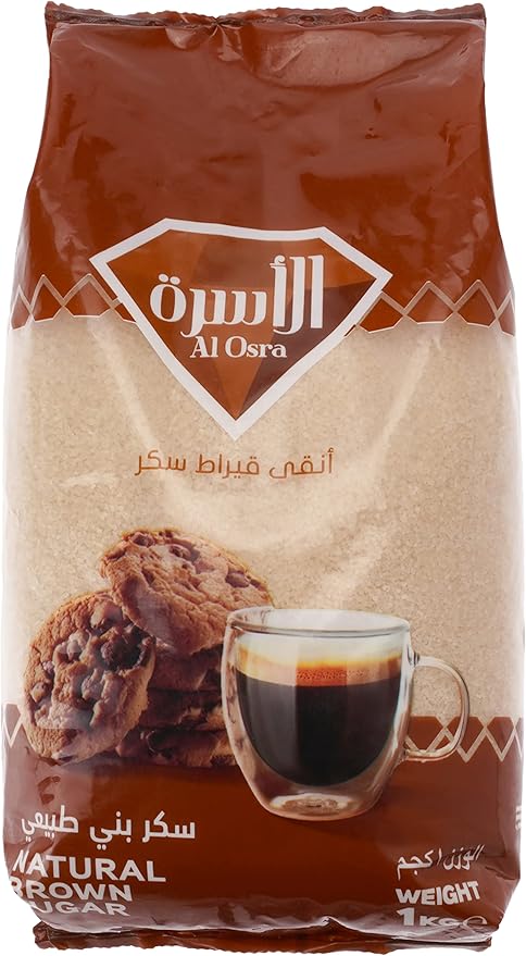Al Osra Natural Brown Sugar, 1 Kg : Buy Online at Best Price in KSA ...