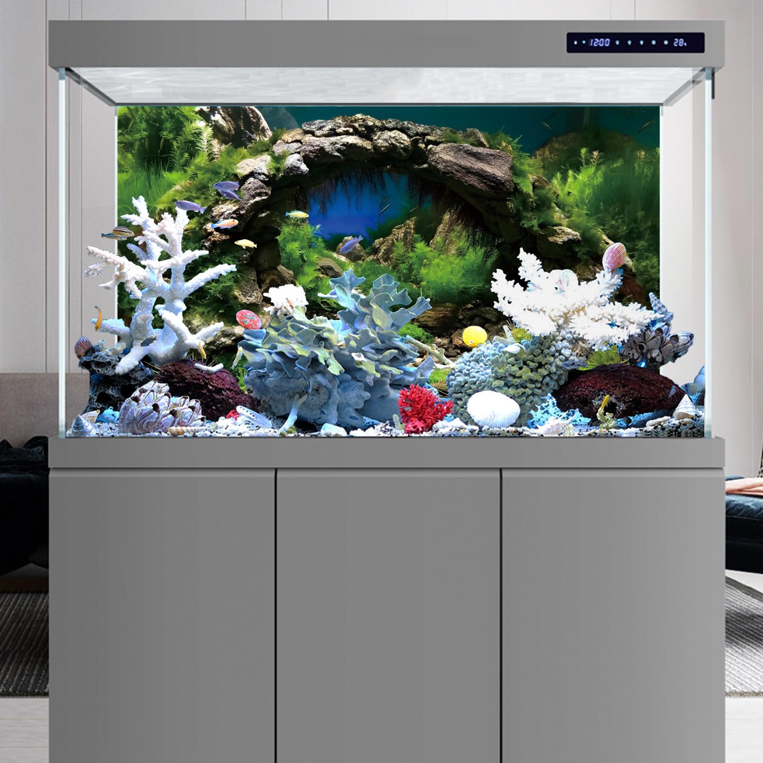 Background 55 Gallon Tank Aquarium Background 55 Gallon Tank 72x18