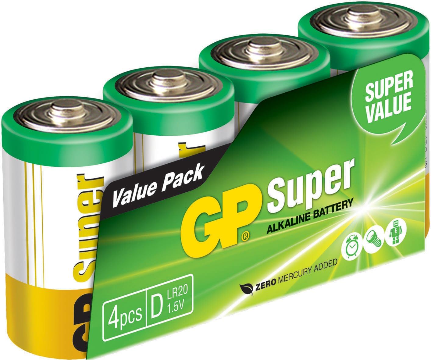 GP Batteries Mono Super Alkaline Multipacks Battery - - Amazon.com