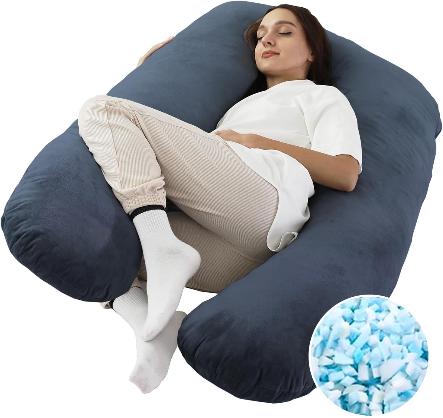 Amazon.com: Cute Castle Pregnancy Pillows, Soft U-Shape Maternity ...