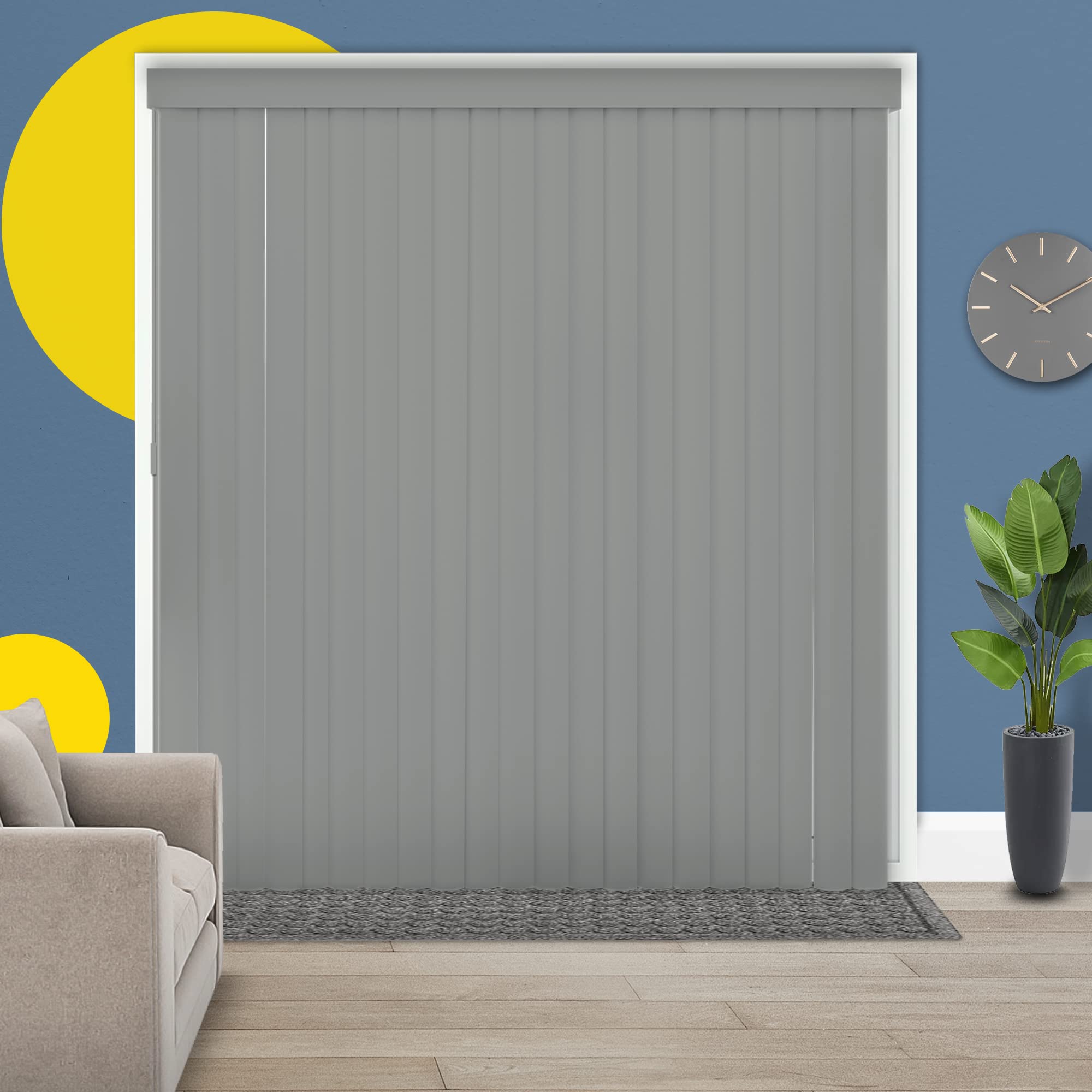 Amazon.com: YELLOW BLINDS Vertical Window Blinds, Sliding Door Blinds ...