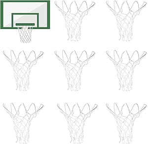 Amazon.com : 8 Pieces Mini Basketball Net Small Heavy Duty Basketball ...