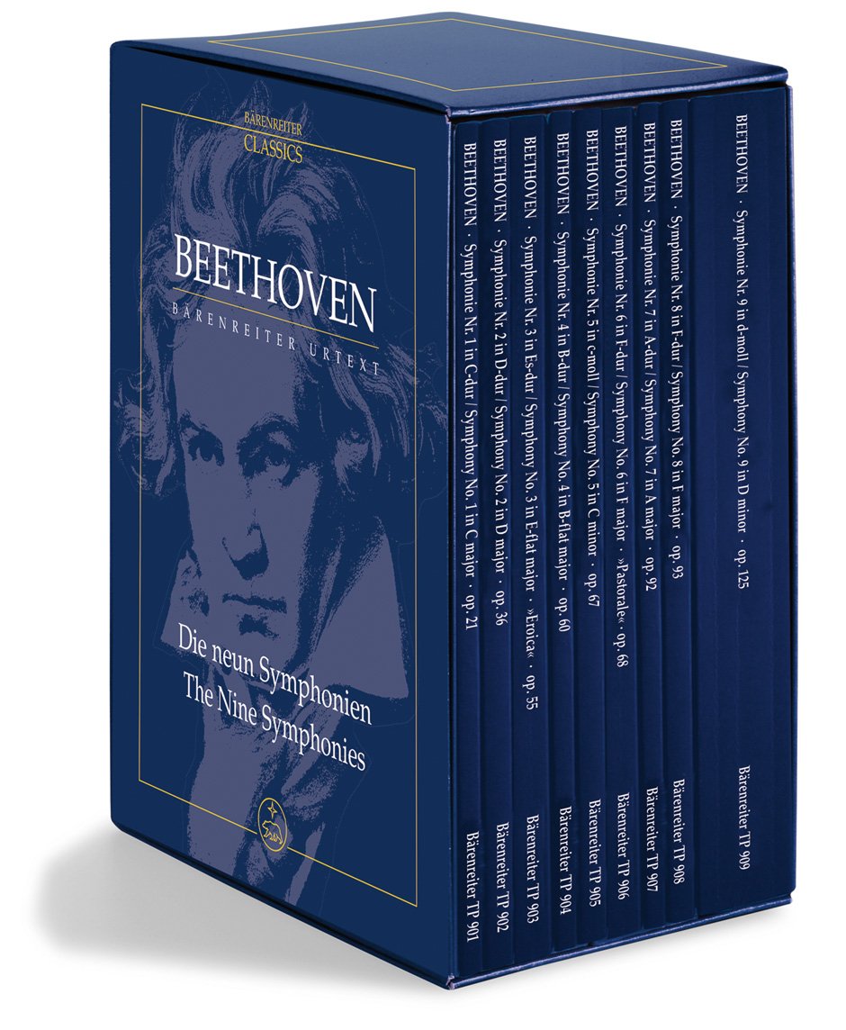 Barenreiter Urtext: The Nine Symphonies : Ludwig Van Beethoven ...