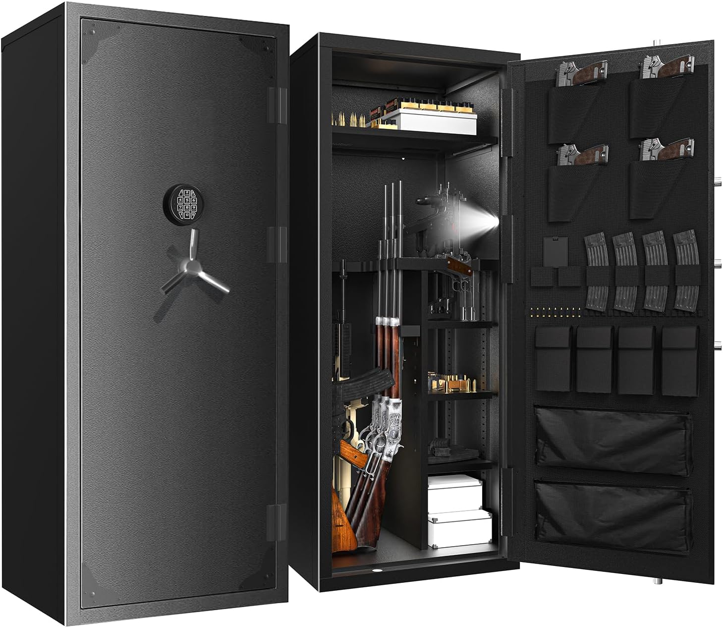 Amazon.com: 15-20 Gun Safe,Large Gun Safes for Home Rifle and Pistols ...