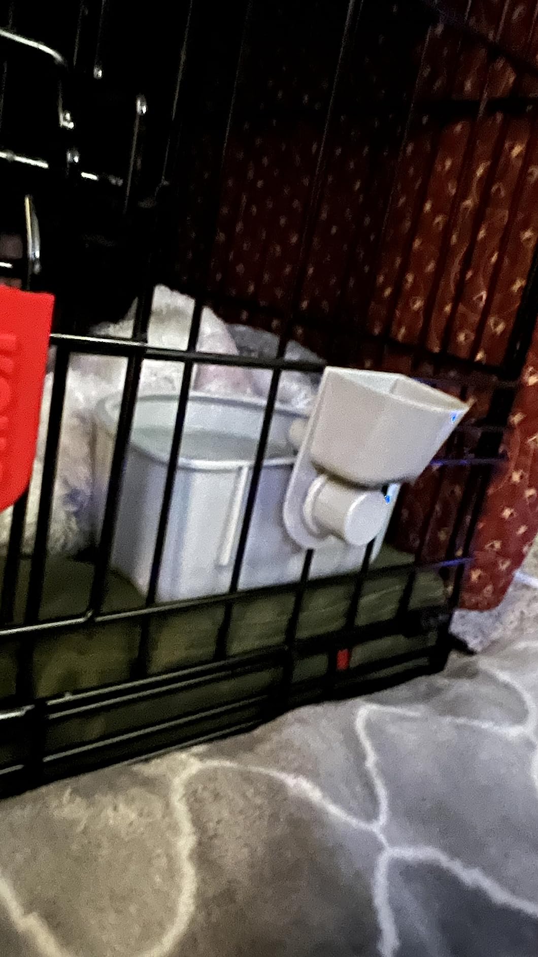$2/mo - Finance Petmate Kennel Bowl, Large | Buy Now, Pay Later