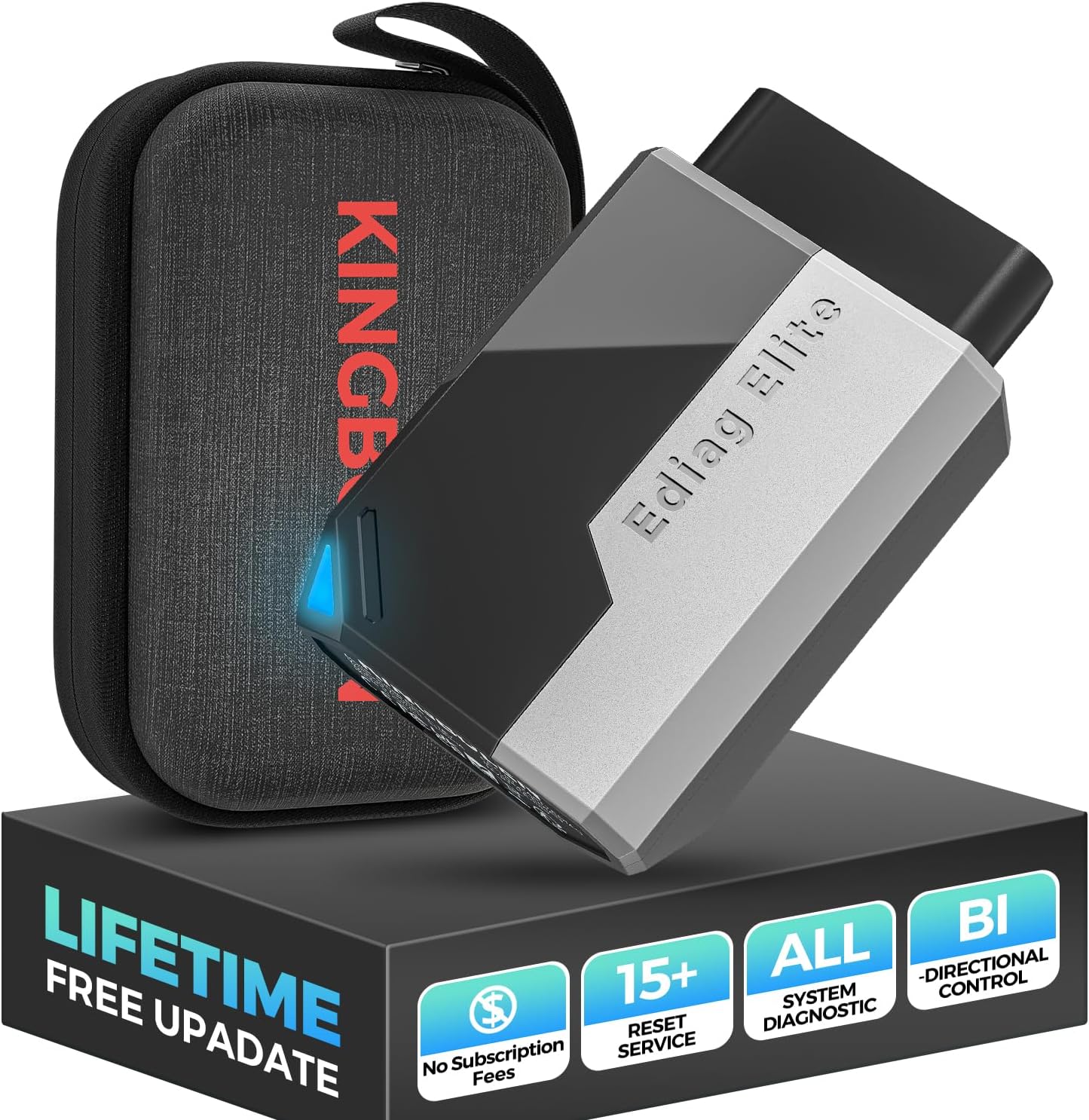 Amazon.com: KINGBOLEN Ediag Elite OBD2 Scanner Bluetooth with K10 Pro Full Systems Bidirectional ...