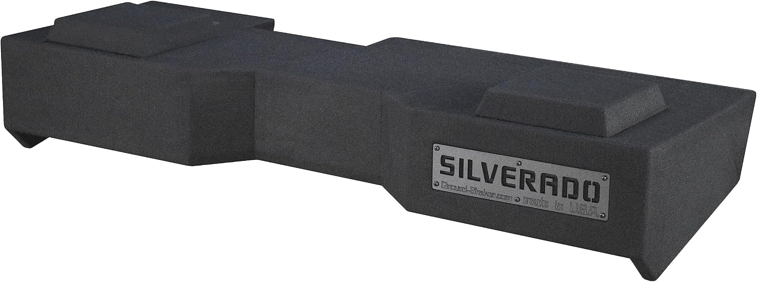 Amazon.com: Silverado Crew-Cab 2014-2018 12" Dual Sub Box Dual 8 ...
