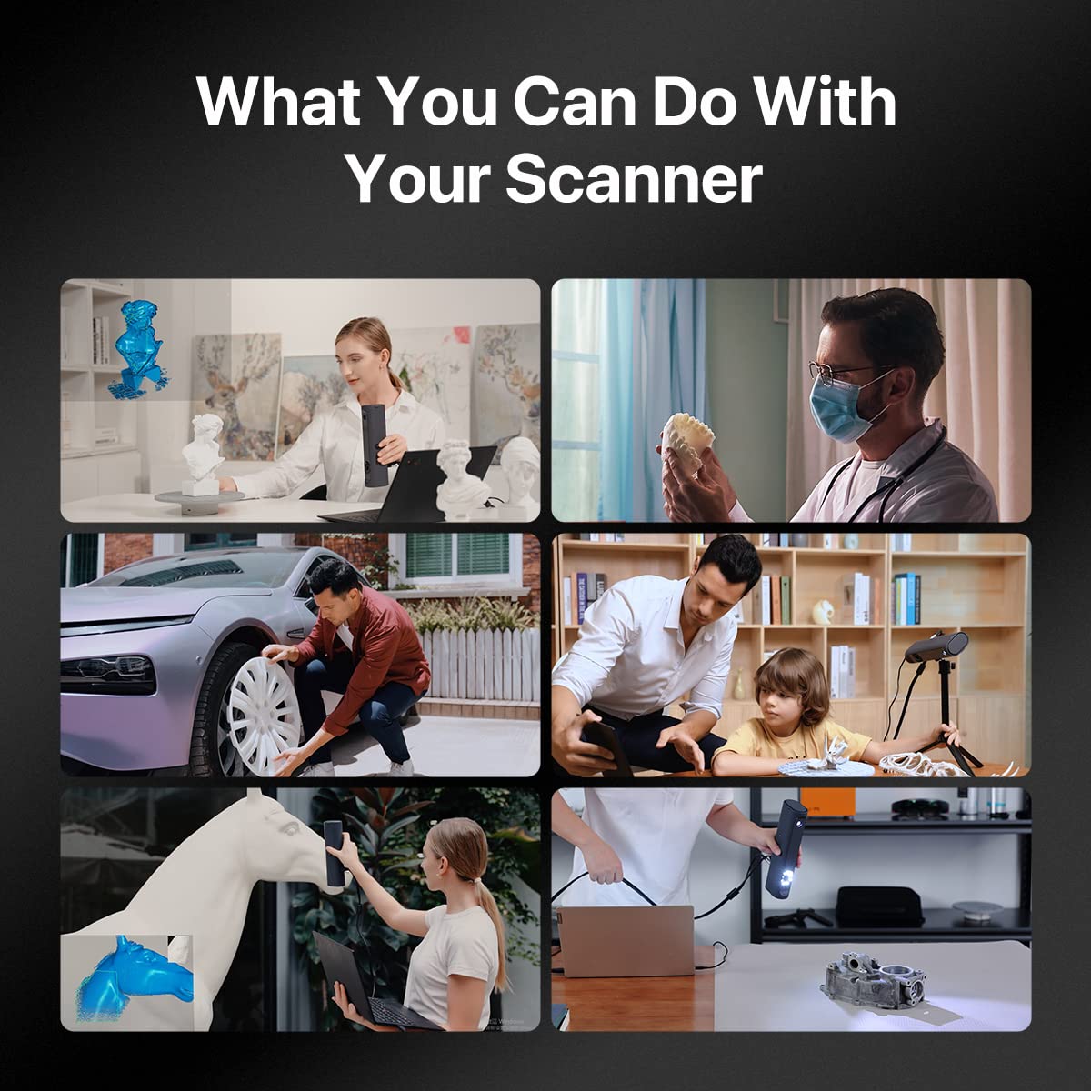 Review 3DMakerpro 3D Scanner—0.1 MM Precision&10 FPS scan Speed ...