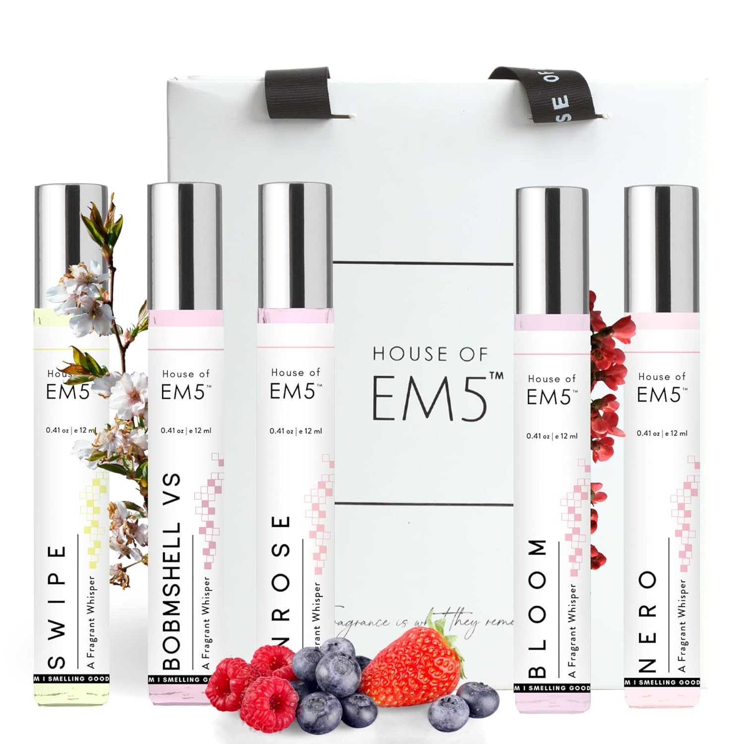 Buy EM5 Fruity Floral for Her | Set of 5 x 12 ml Perfumes Spray ...