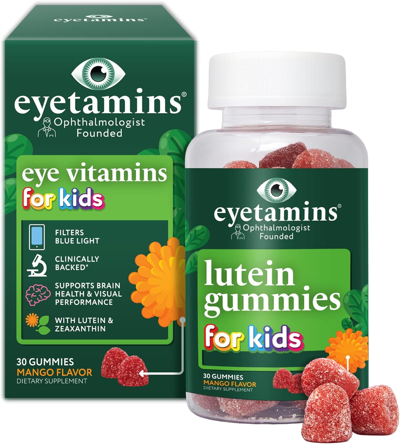 Amazon.com: Eyetamins Nurtureyes Eye Health Gummy for Kids - 30 Easy-to ...