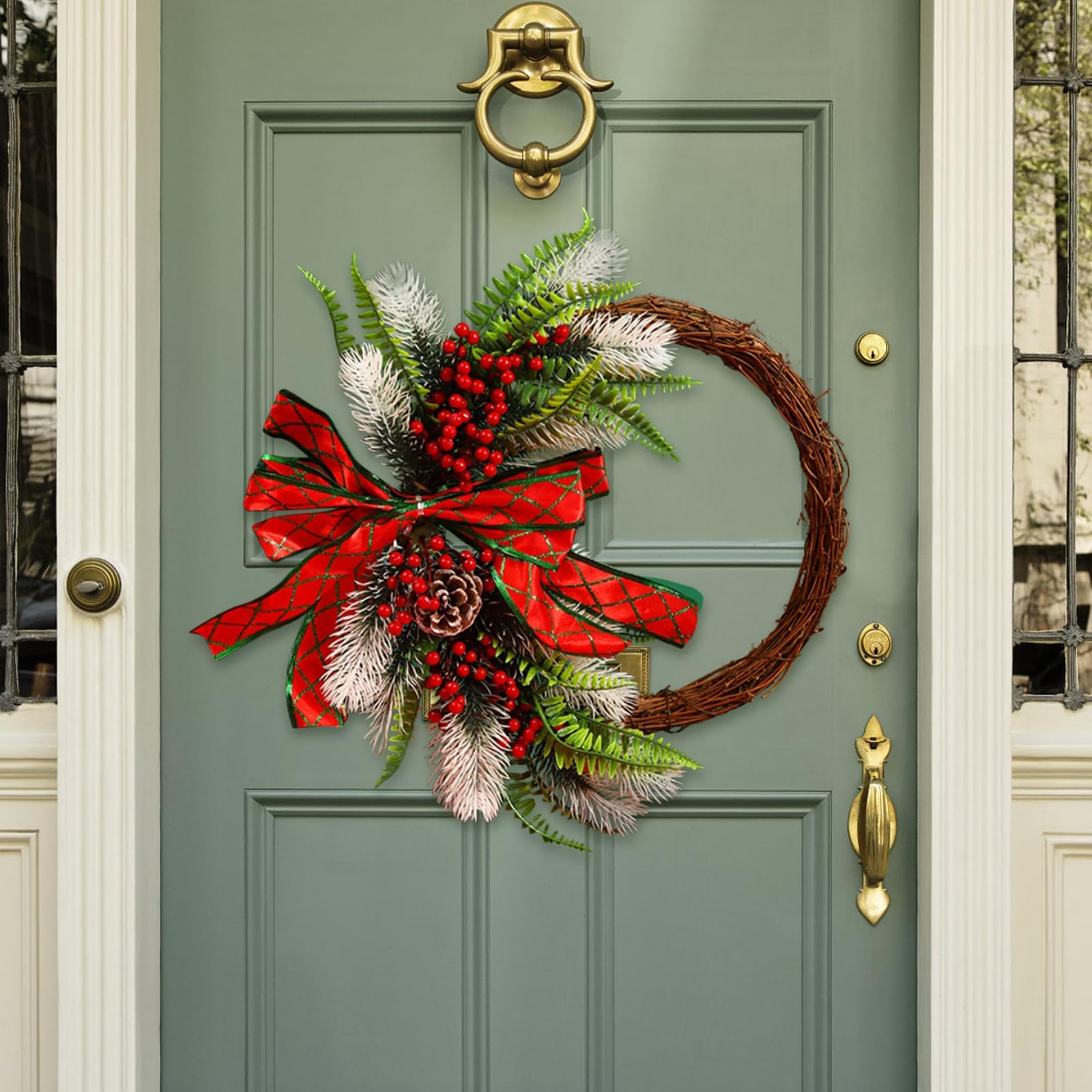 Craft Wreath Set 6-Piece Grapevine Wreath Set - Natural Vine Branch ...