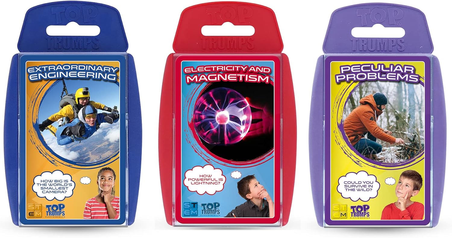 Amazon.com: Top Trumps STEM: Engineering, Electricity and Magnets Top ...