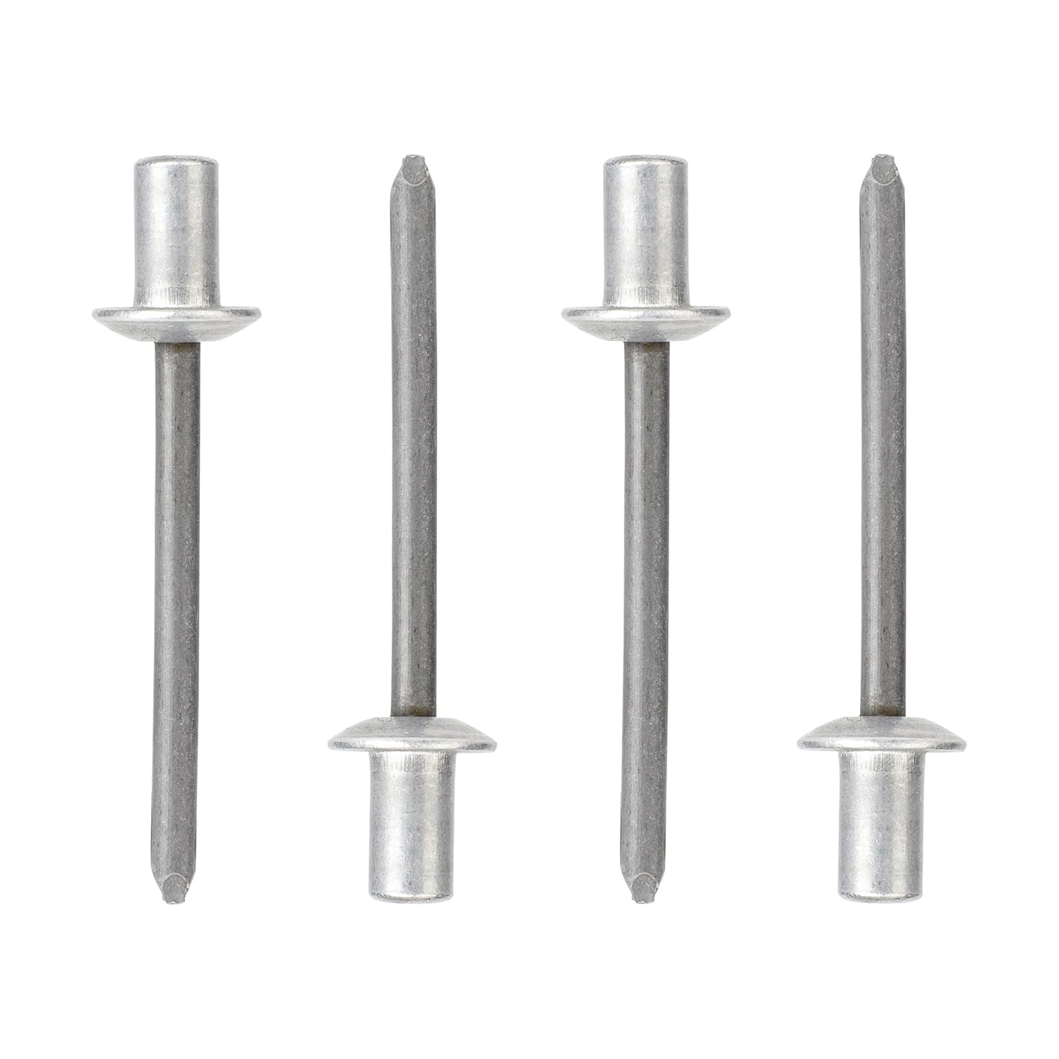 ISPINNER 50pcs 3/16" x 1/2" Closed End Aluminum Blind Rivets with Steel ...