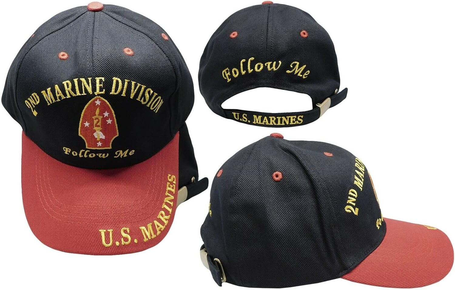 Trade Winds 2nd Marine Division Follow Me U.S. Marines USMC Black Red ...