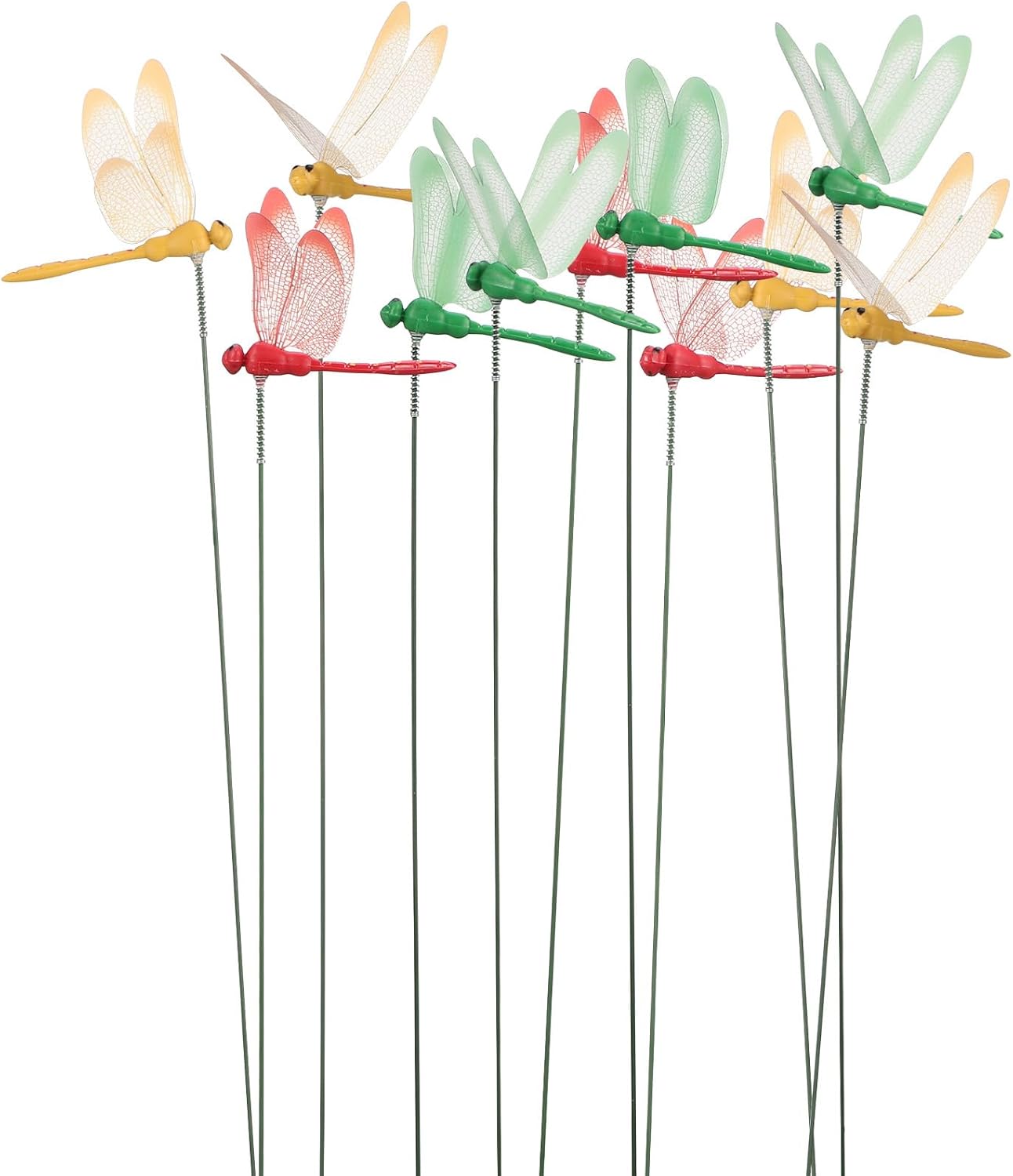 Amazon.com: Alasum Dragonfly Decor - Stake Adornments Dragonfly Garden ...