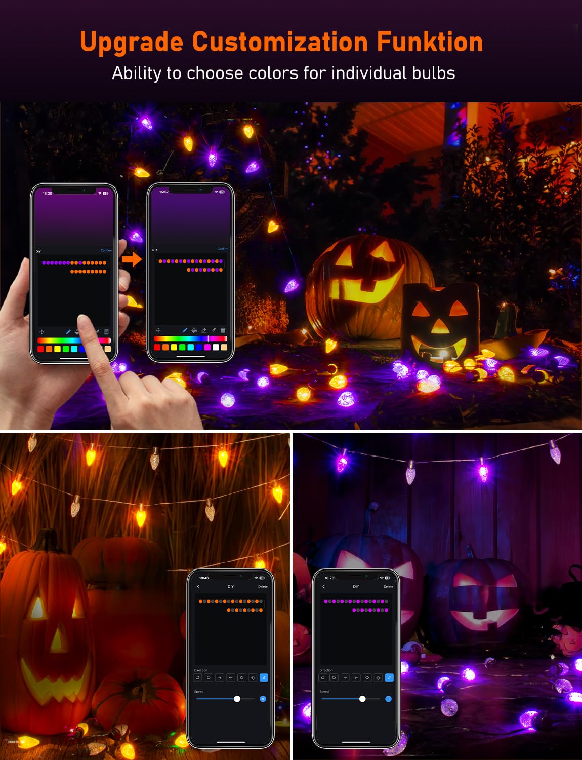 Snapklik.com : Smart Christmas Tree Topper, Holographic 8-Pointed Star ...