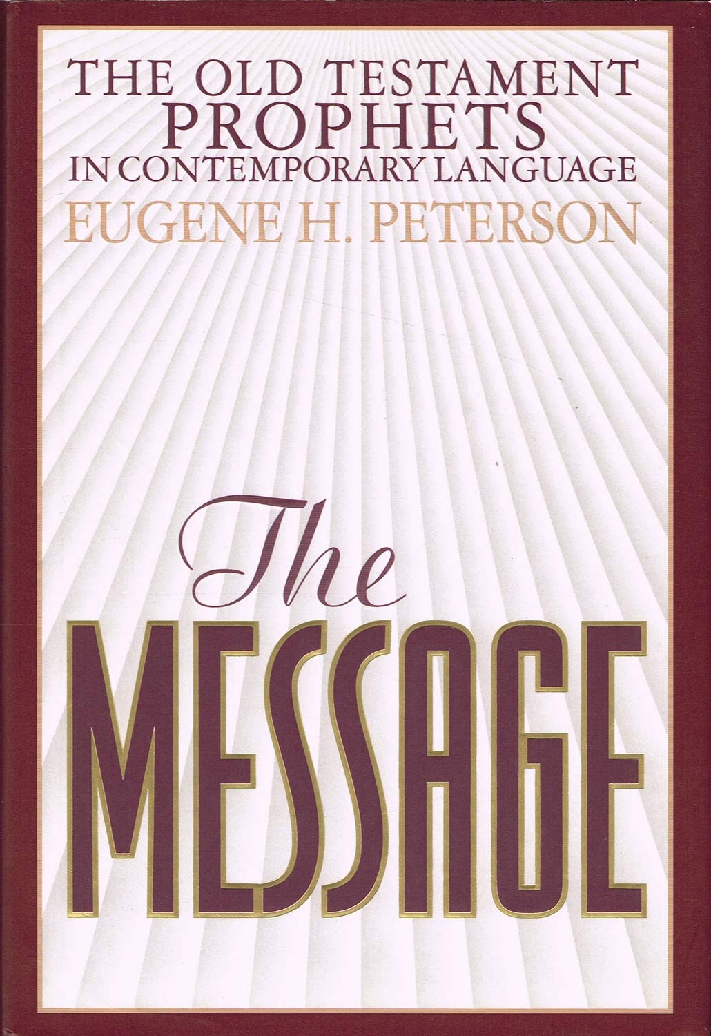 The Message Old Testament Prophets: In Contemporary Language: Peterson ...