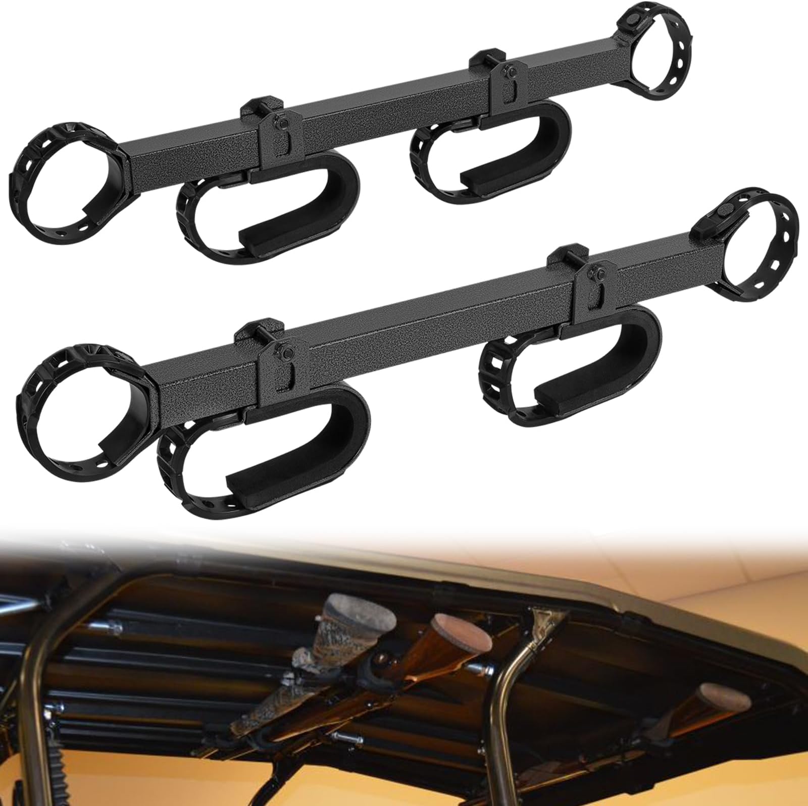 Amazon.com: 20079 Overhead in-Cab Gun & Bow Rack Carrier Fits for 1.5 ...
