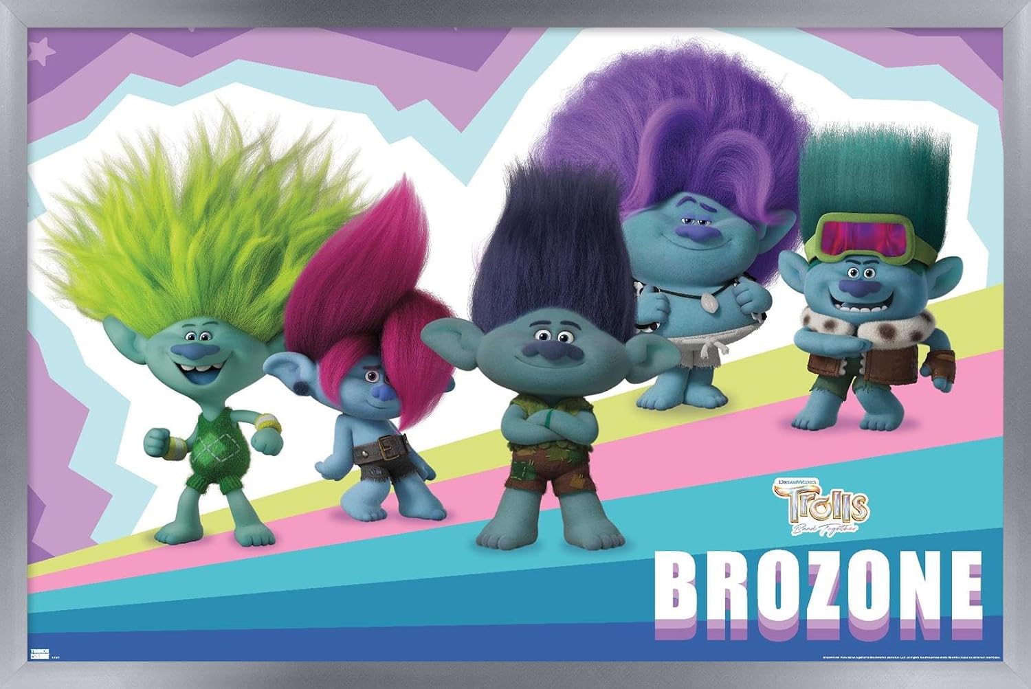 Amazon.com: Trends International Trolls: Band Together - Brozone Wall ...