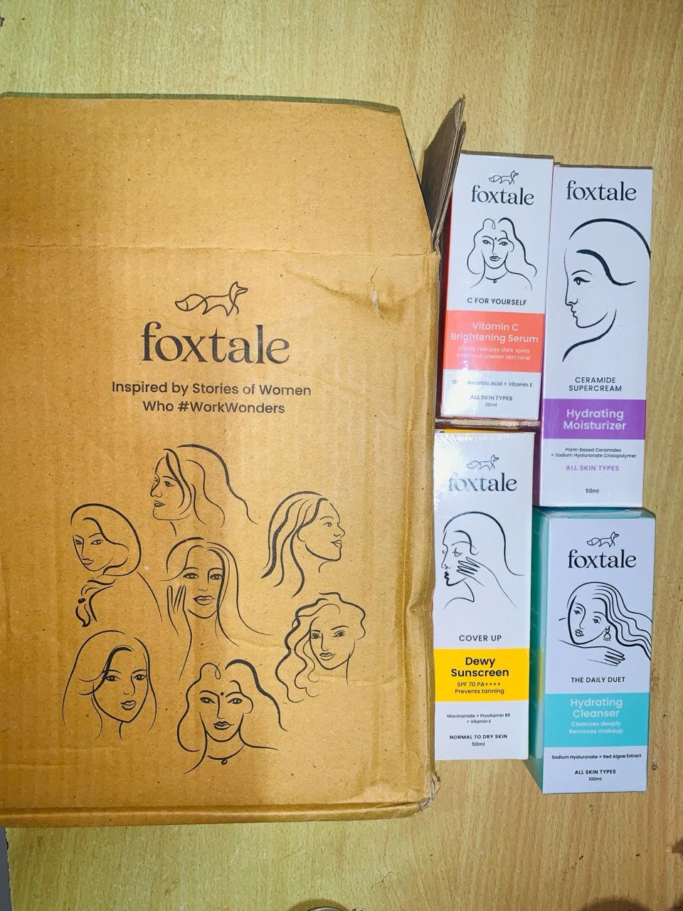 Foxtale All The Glow You Need Gift Box | Daily Skincare combo | Special ...