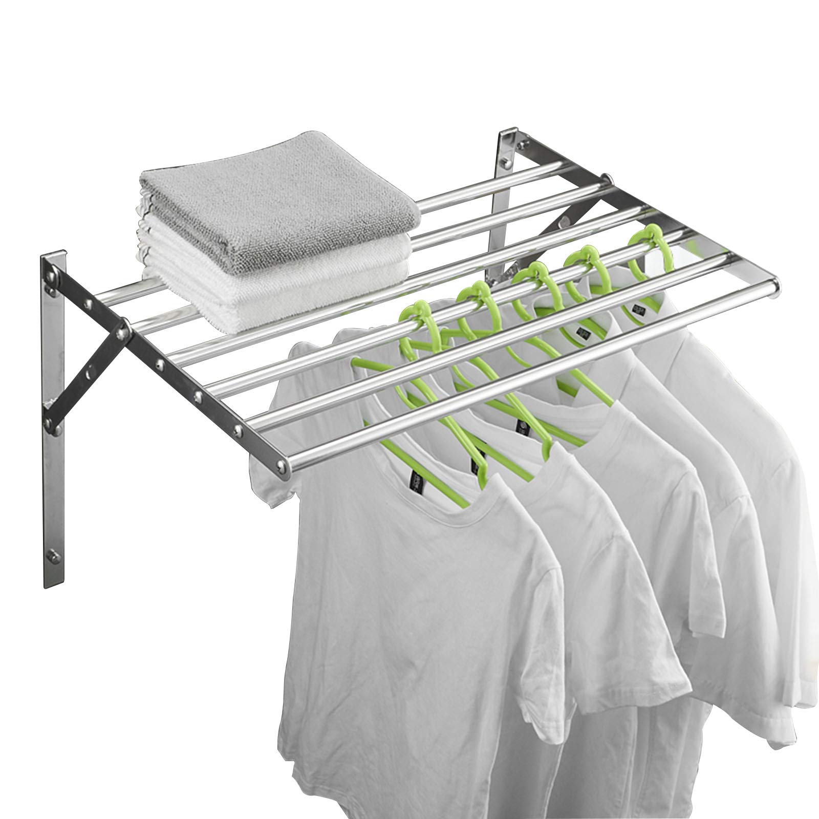 Industrial Laundry Rack Industrial Pipe Clothes Rack Wall Mounted