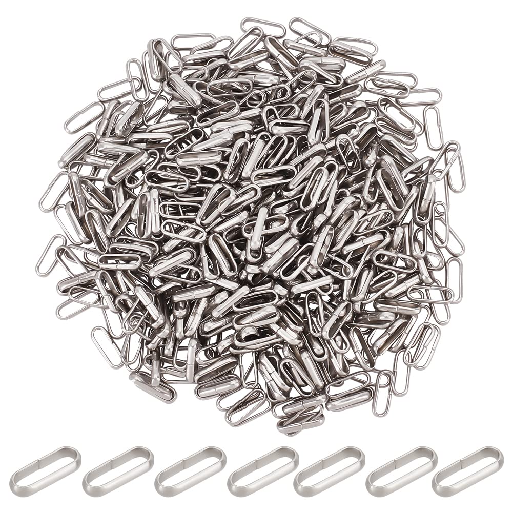 Amazon.com: UNICRAFTALE About 500pcs Stainless Steel Linking Ring Quick ...