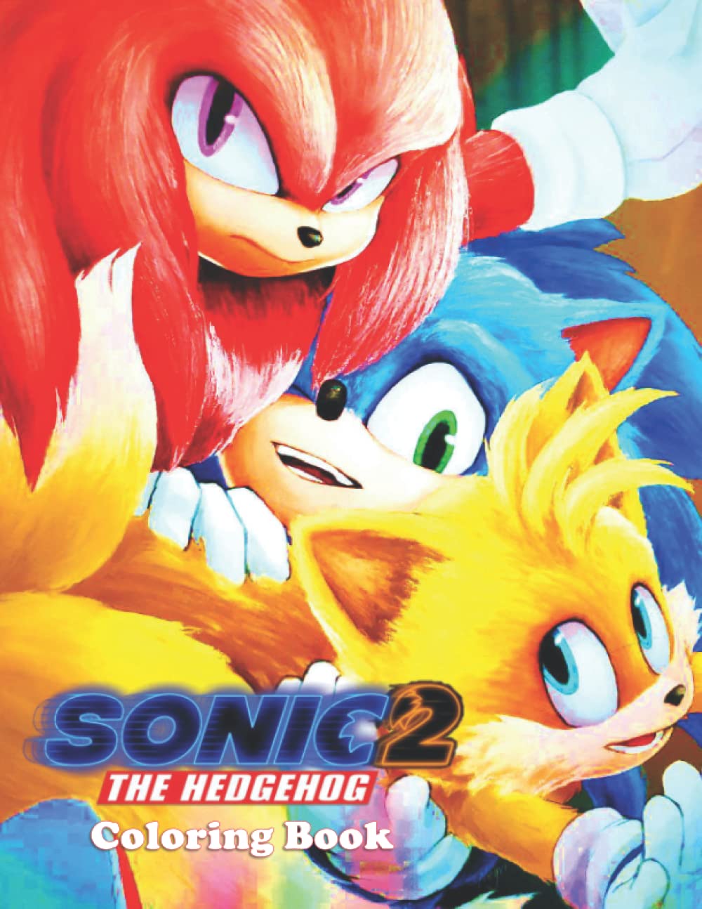 Buy Sónic the Hedgehog 2 Coloring Book: Sónic Books For Kids With New ...