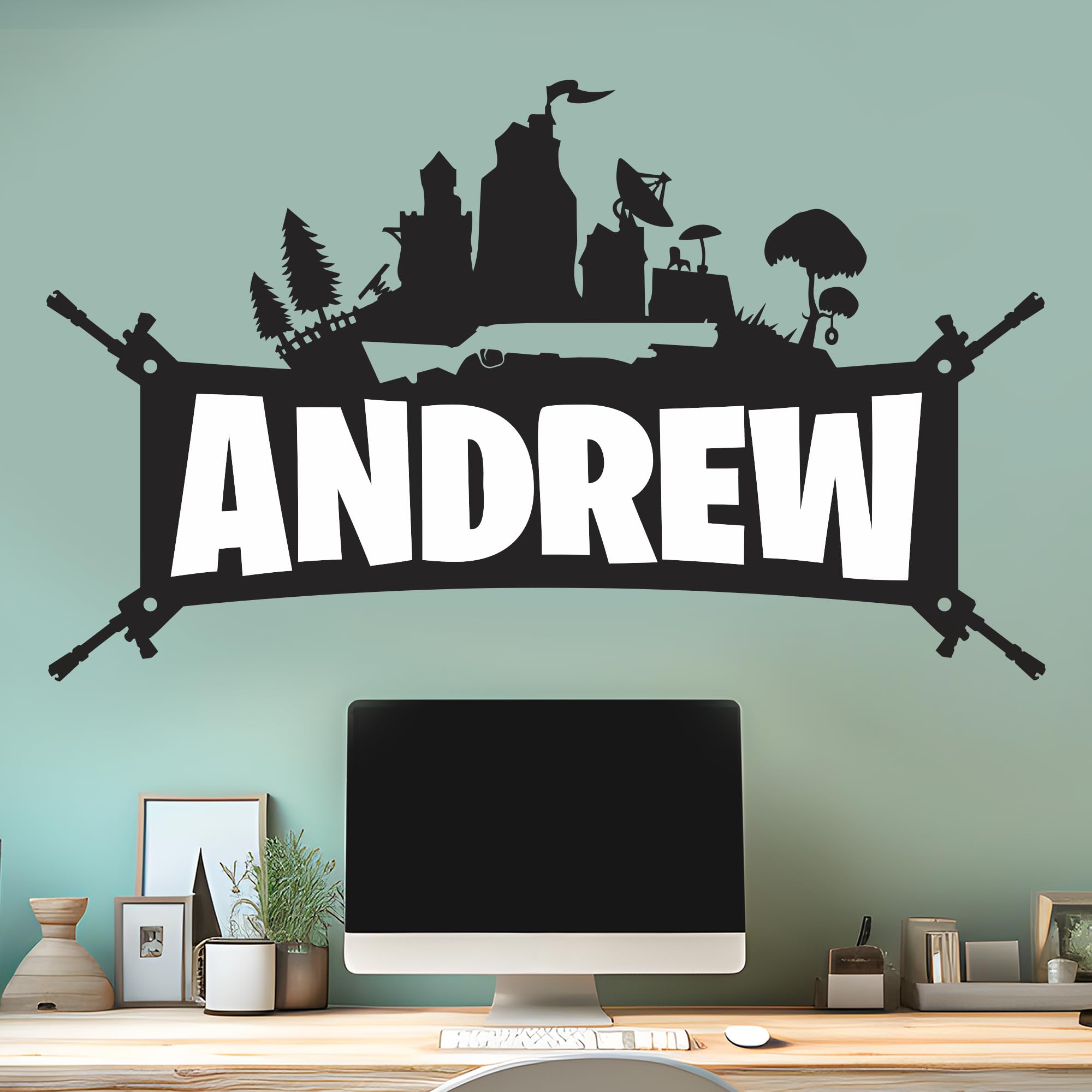 Amazon.com: CRYTONITE Personalized Name Famous Game Decorations I Wall ...