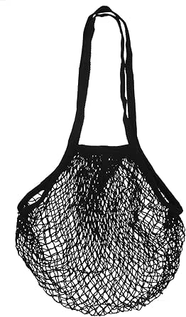 Amazon.com: MECCANIXITY Cotton Mesh Bag, 15x12.2 Long Handle Reusable ...