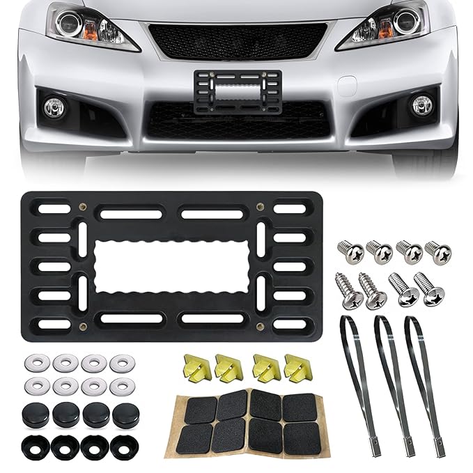 Car License Plate Frame, License Plate Bracket Holder, Front License ...
