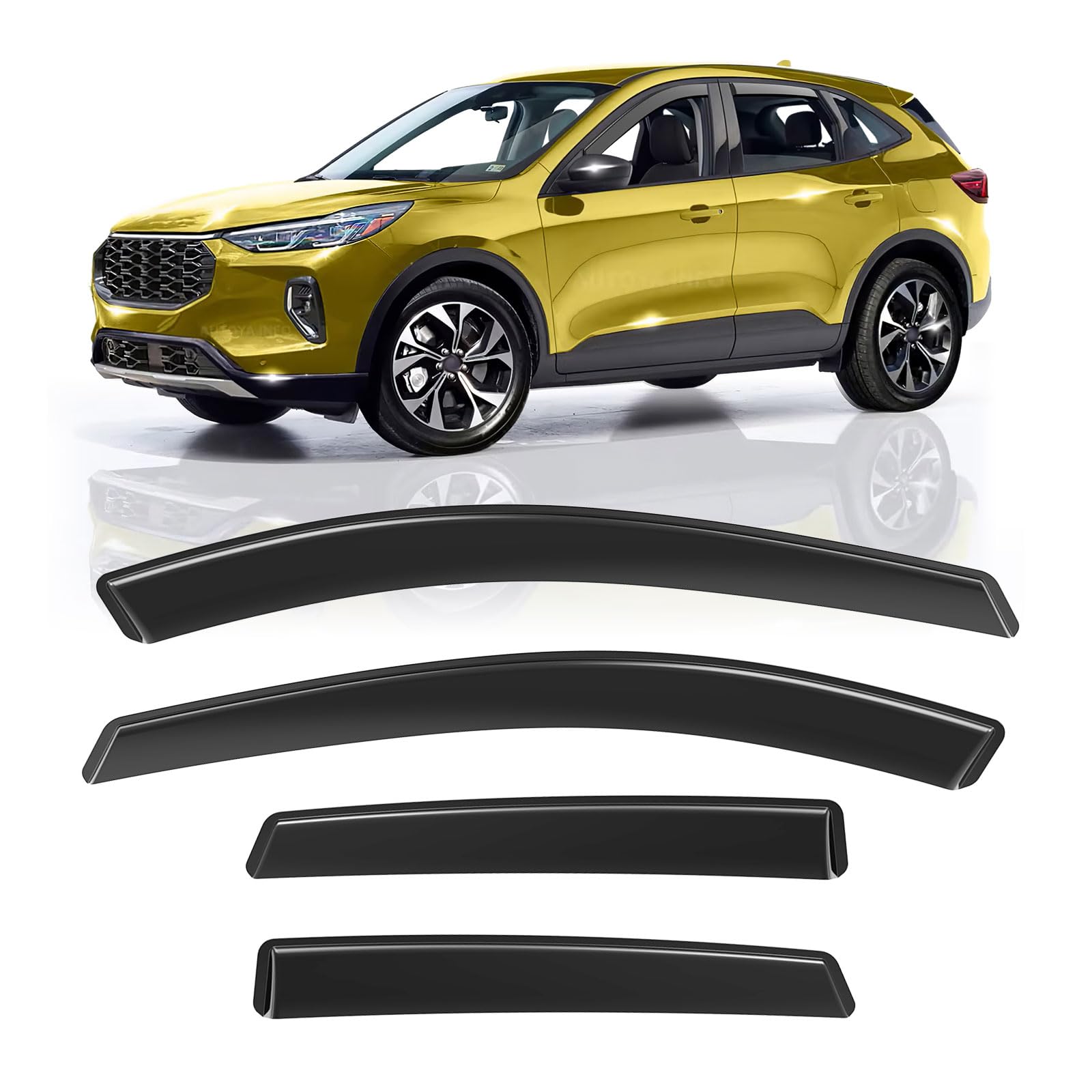 Snapklik.com : ACLONG In Channel Rain Guards For Ford Escape 2020 2021 ...